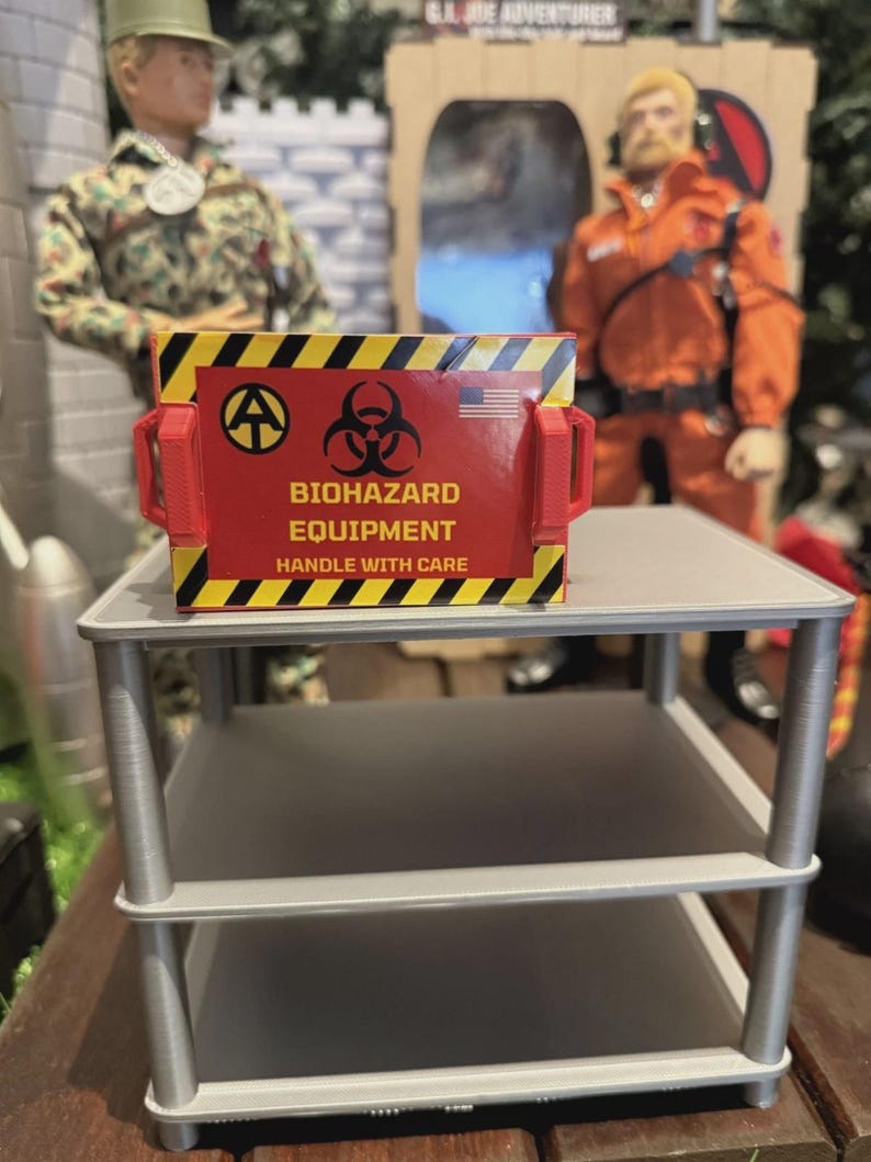 Gi Joe Adventure Team Custom 3D Printed Biohazard Storage Container - Etsy
