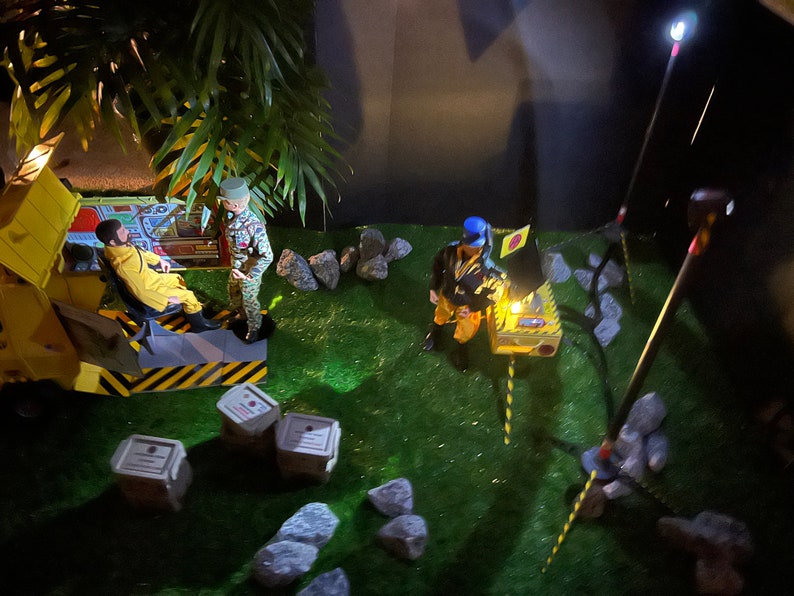 1/6 Scale Custom Gi Joe Adventure Team Themed Outdoor Spotlight ...