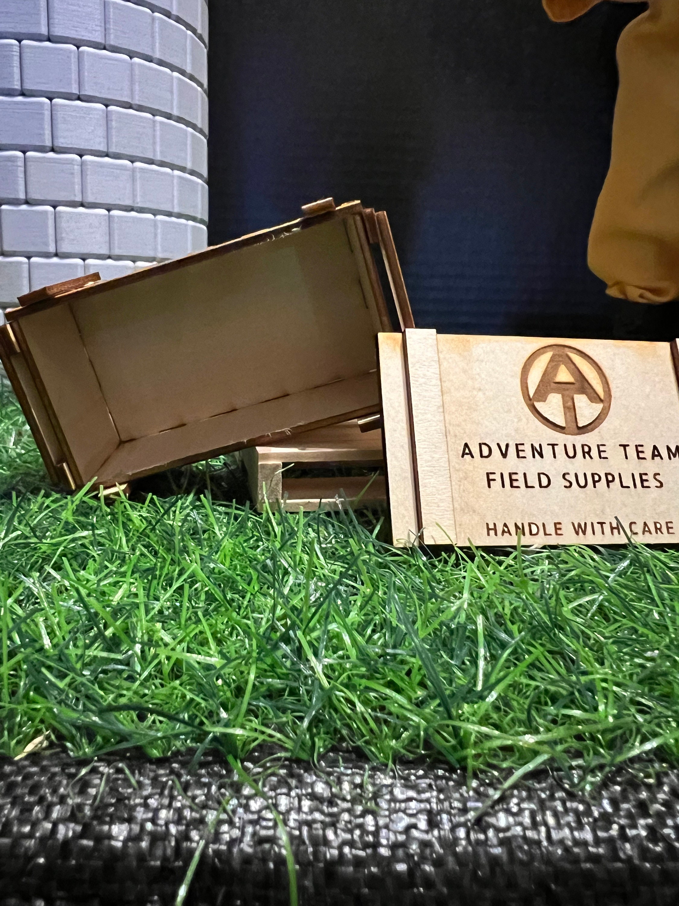 Gi Joe / Adventure Team Themed Custom Wood Crate: Large/natural ...