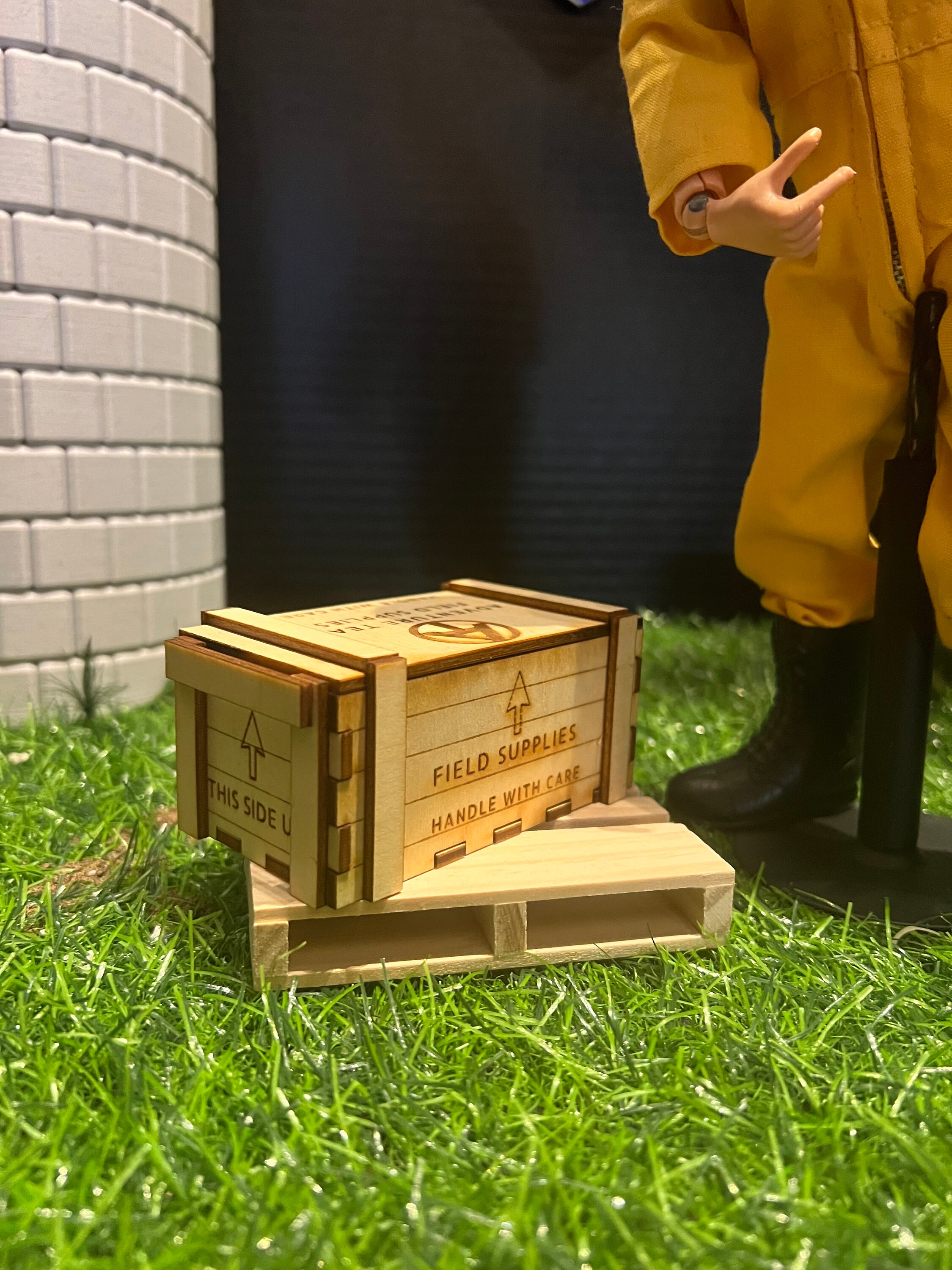 Gi Joe / Adventure Team Themed Custom Wood Crate: Large/natural ...