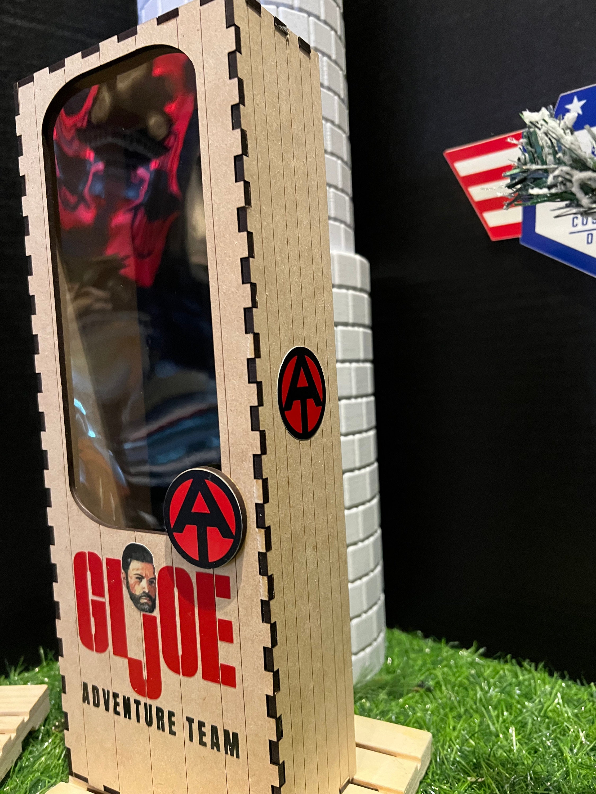 1/6 Scale Gi Joe/adventure Team Themed Figure Coffin Style Storage ...