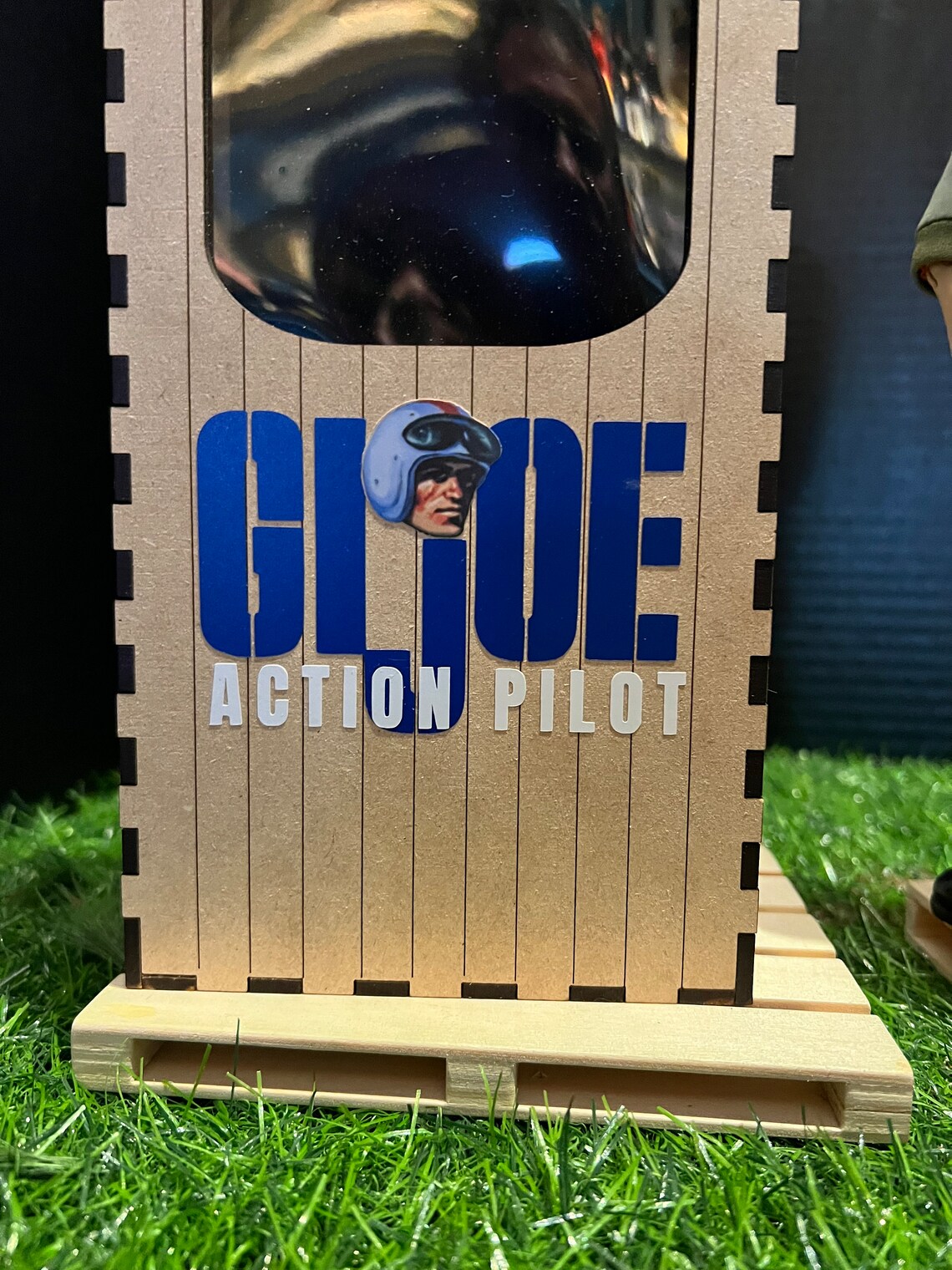 1/6 Scale Gi Joe/action Pilot Figure Coffin Style Storage & Display Box ...