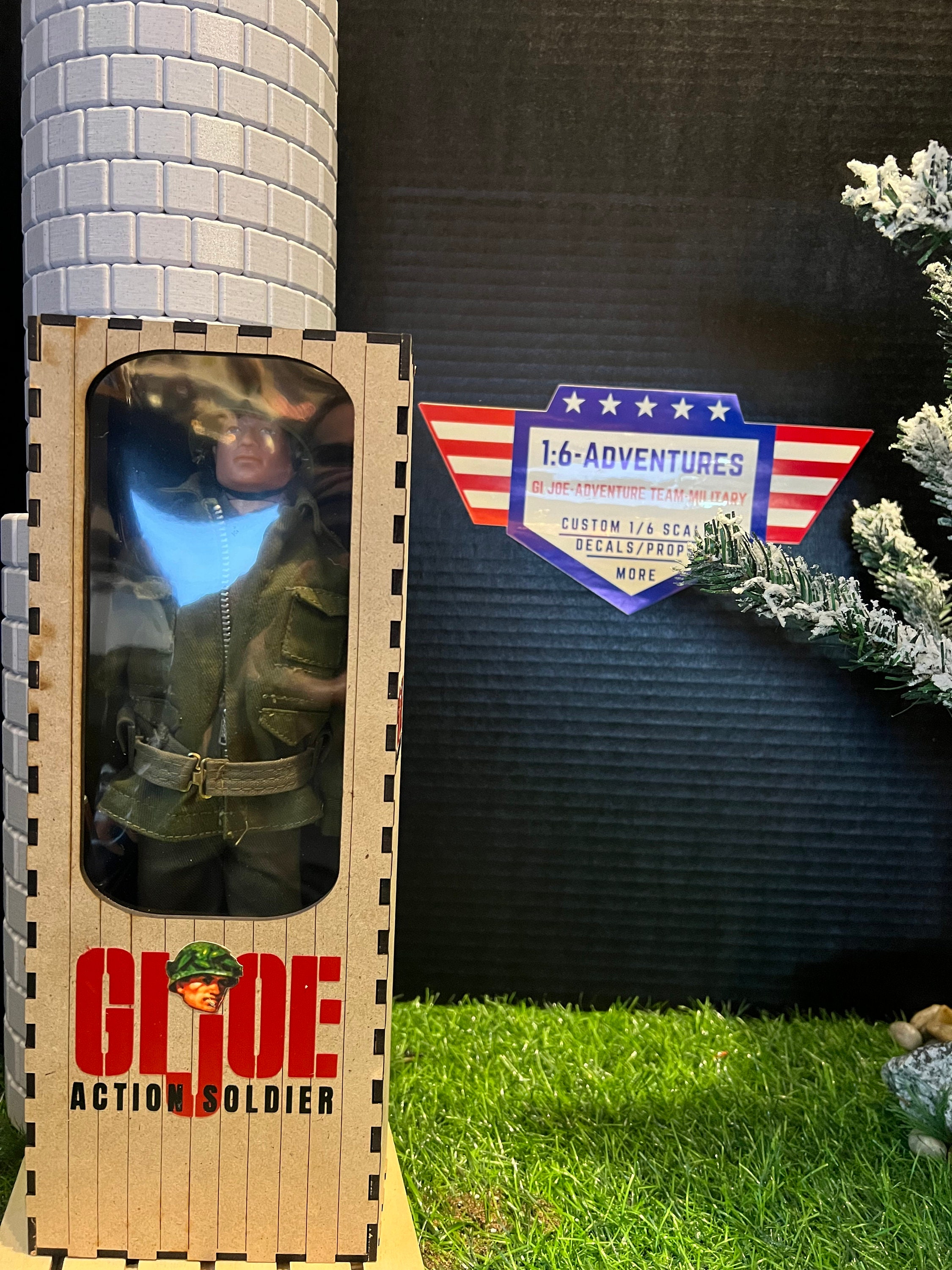 1/6 Scale Gi Joe/action Soldier Figure Coffin Style Storage & Display ...