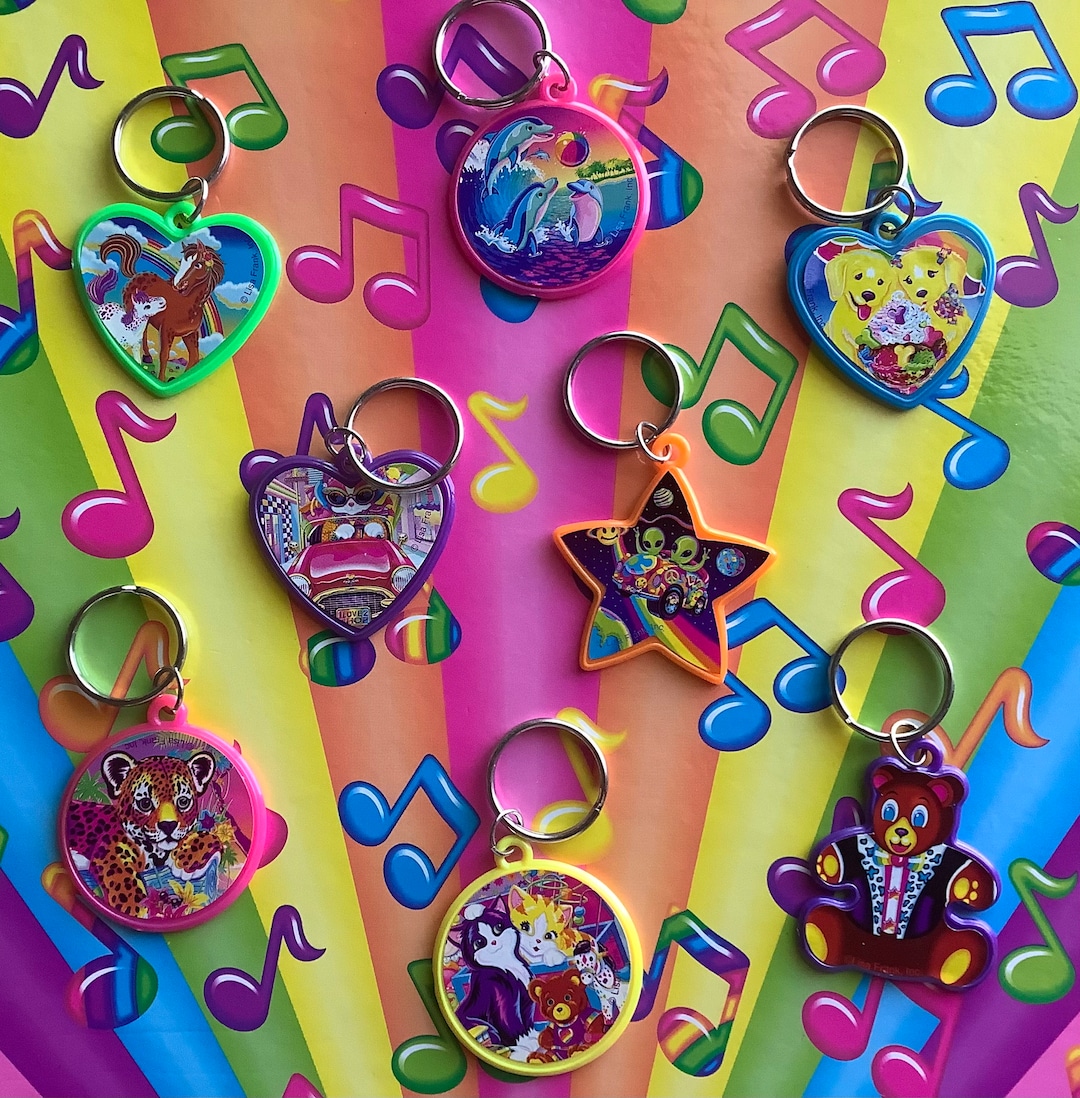 Lisa Frank 90s Vintage Party Favors Keychains PICK ONE - Etsy