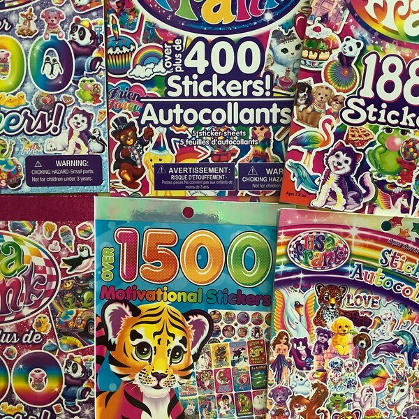 Lisa Frank Stickers - Etsy