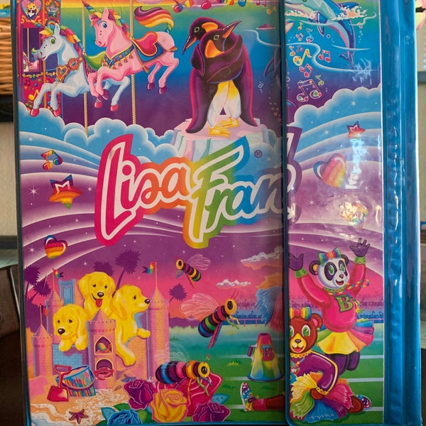 Lisa Frank Binder - Etsy