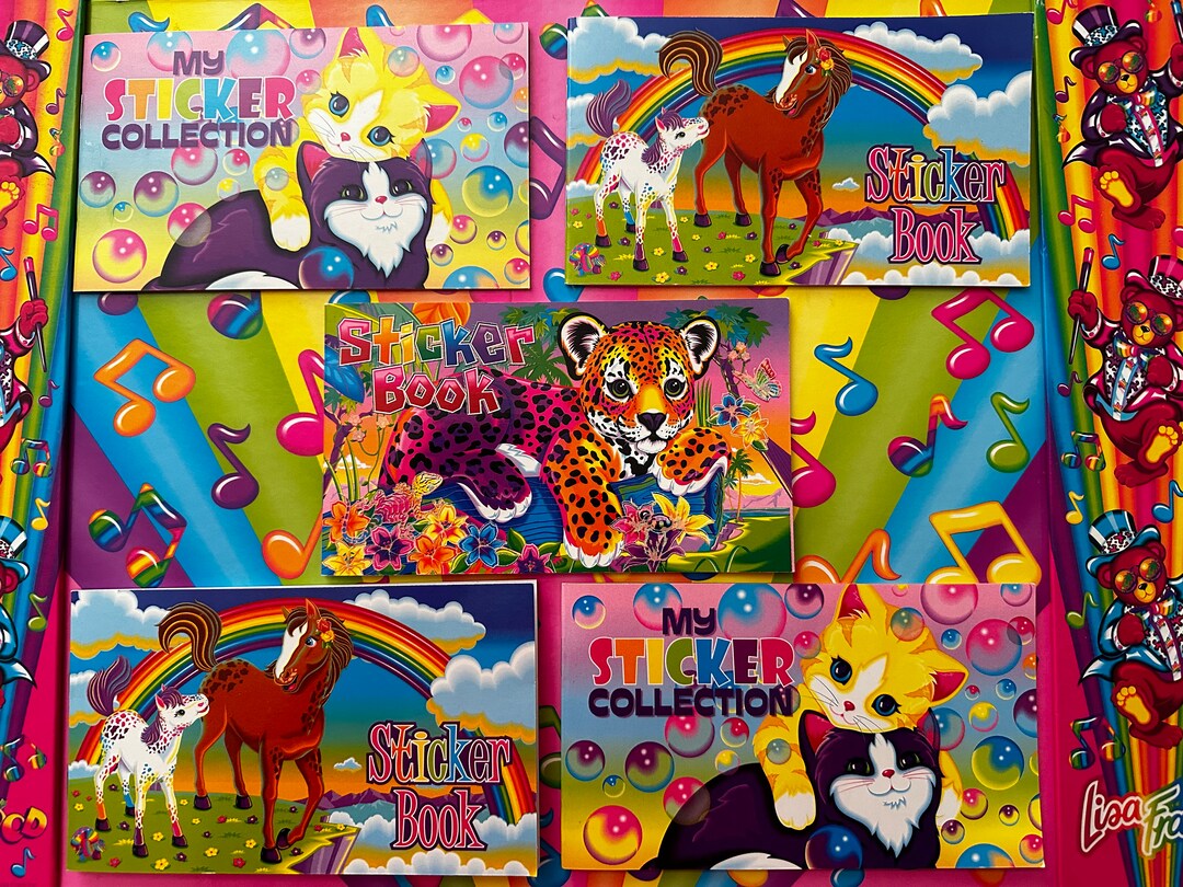 Lisa Frank Vintage My Sticker Collection Books PICK A BOOK - Etsy