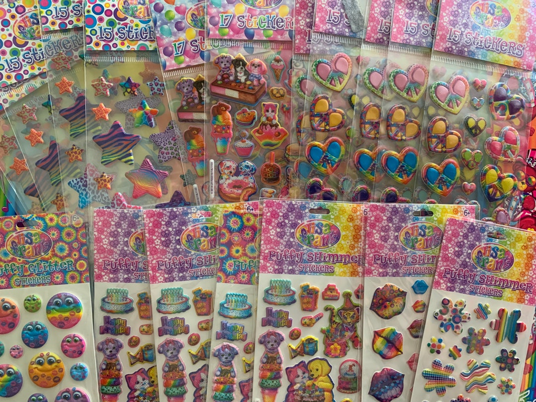 Lisa Frank Y2K Puffy Stickers PICK ONE PACK - Etsy