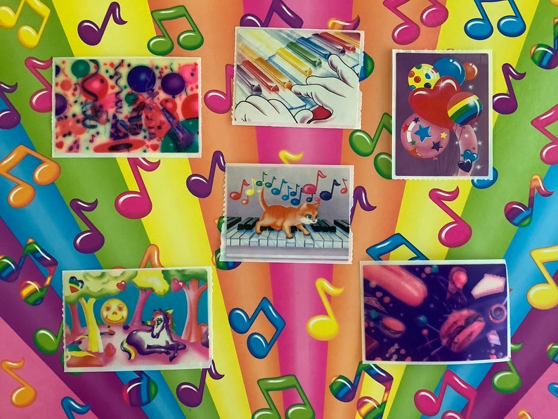 80s Vintage Lisa Frank Rectangular Sticker Mods SELECT ONE - Etsy