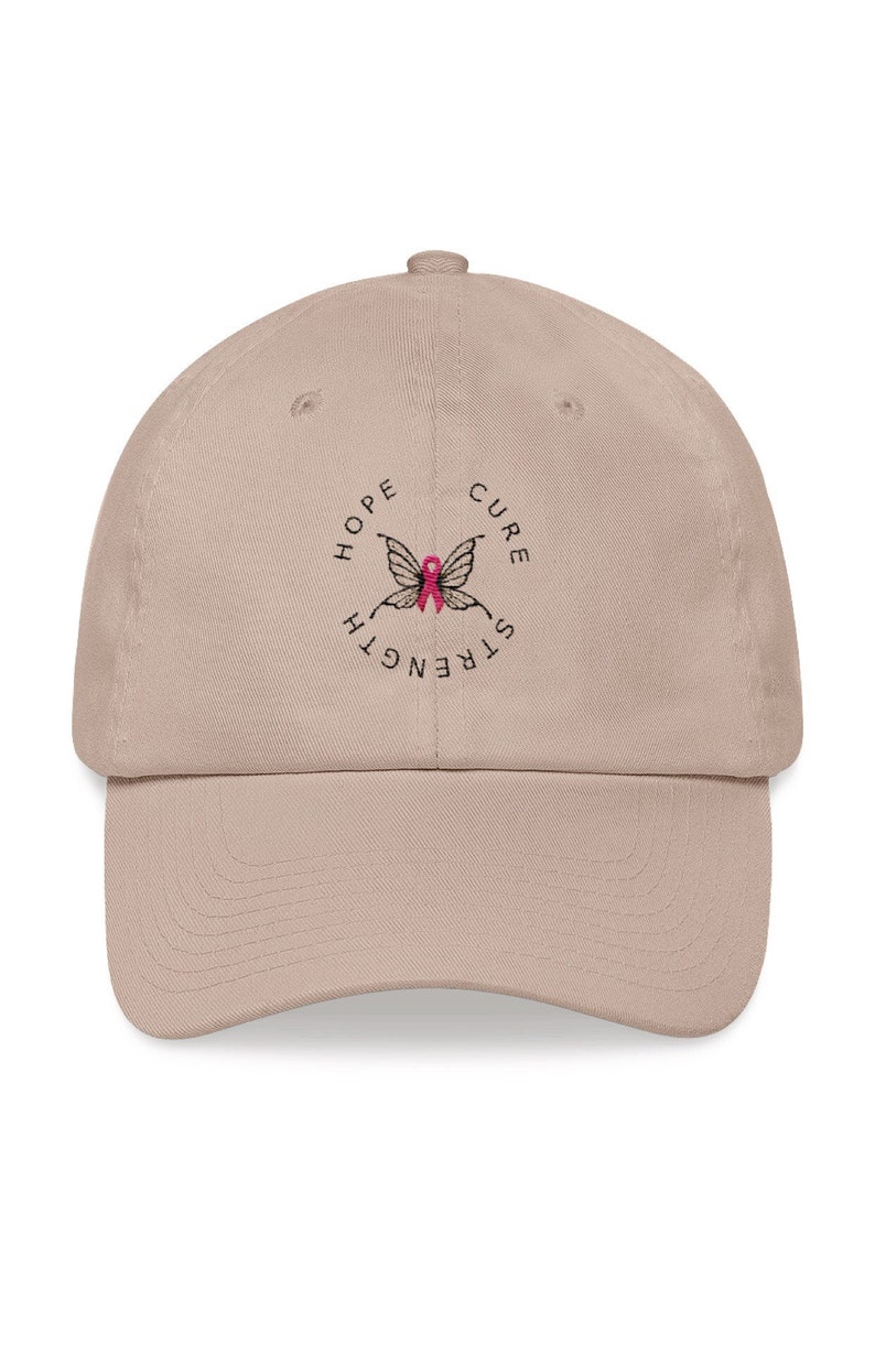 Strength Hope Cure Hat - Breast Cancer Awareness Hat - Pink Ribbon Hat ...