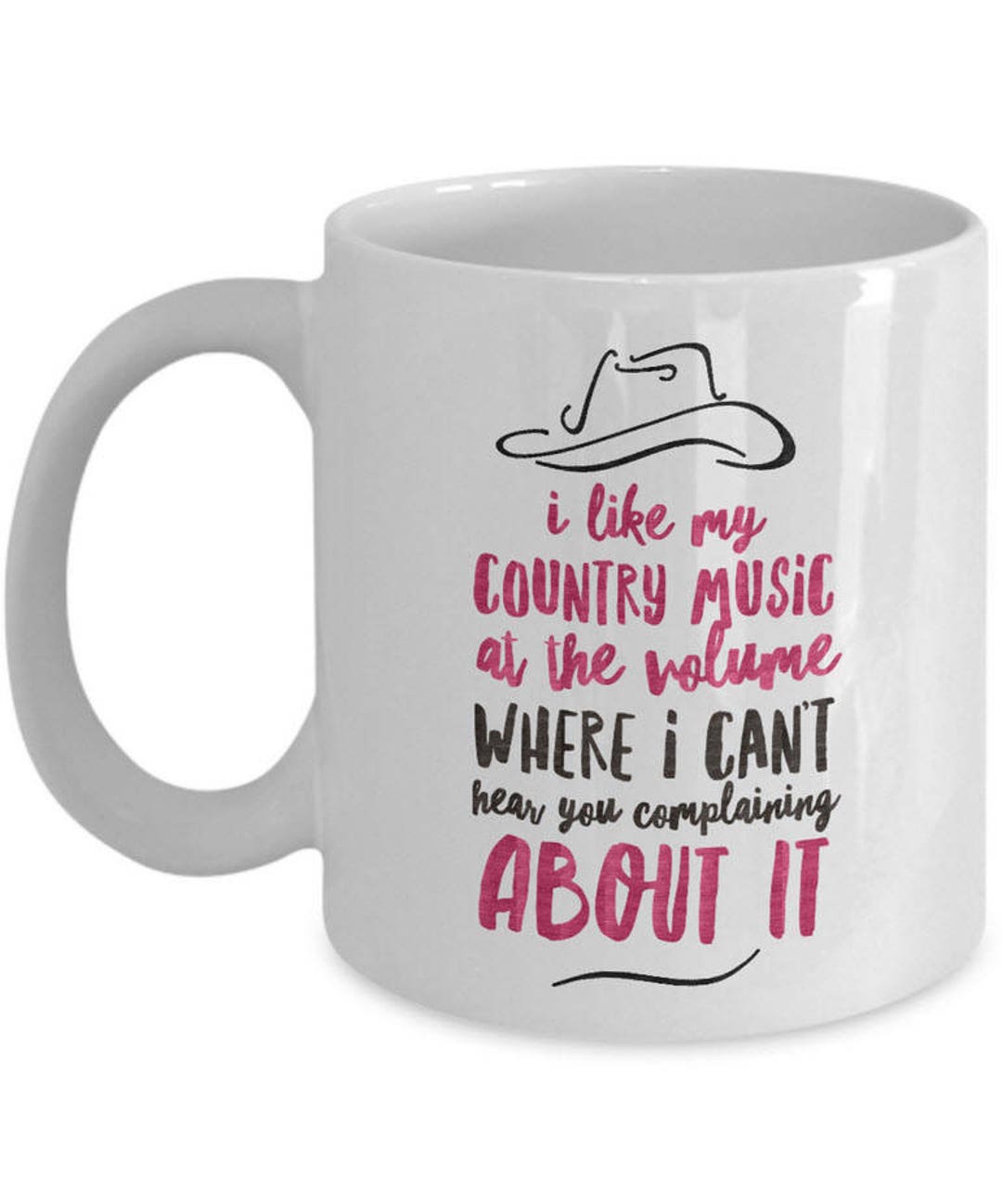 Country Music Mug White 11oz Ceramic Country Music Lover Coffee Cup ...