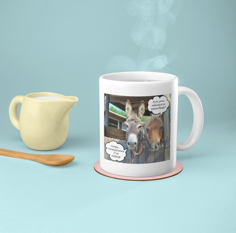 Funny Donkey Coffee Mug - Donkey Gifts for Donkey Lovers - Donkey Gift ...