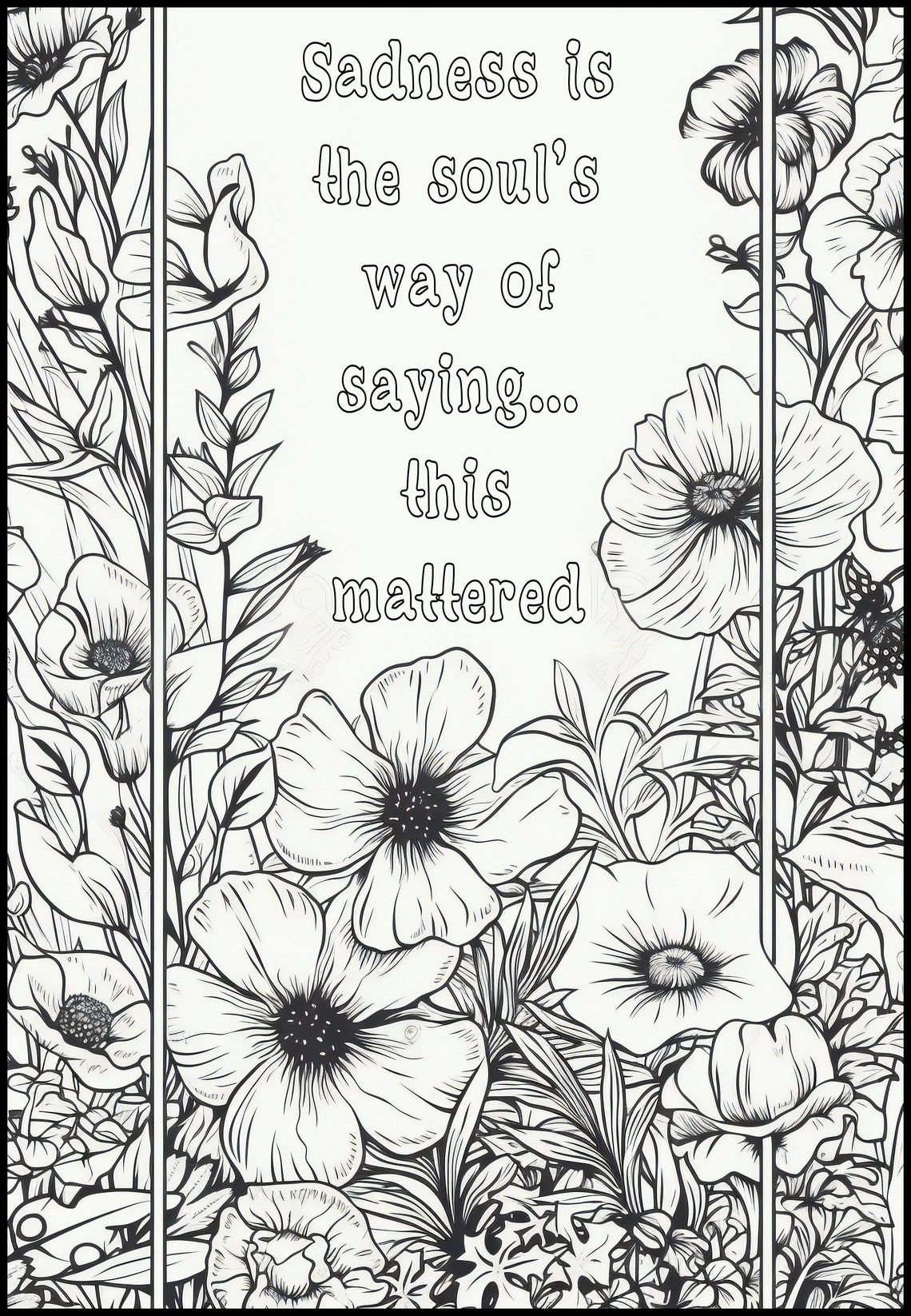 Inspirational Quotes Coloring Pages for Adults. Zentangle Digital ...