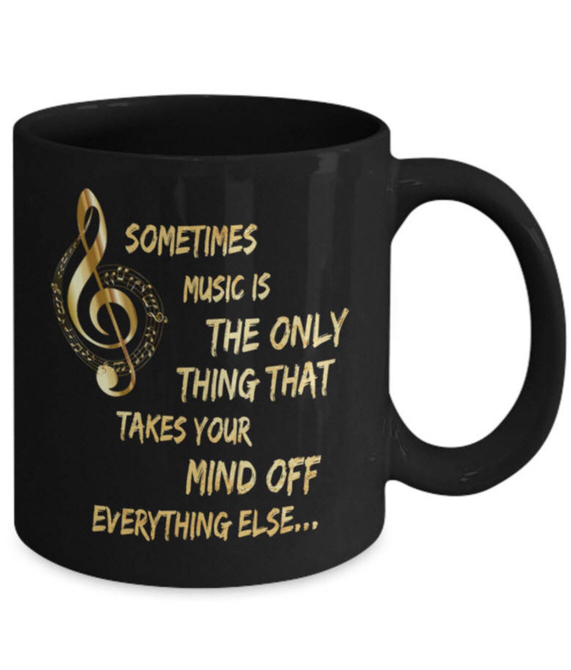 Music Coffee Mug Music Lovers Gift for Women or Men Music Teacher Mug ...