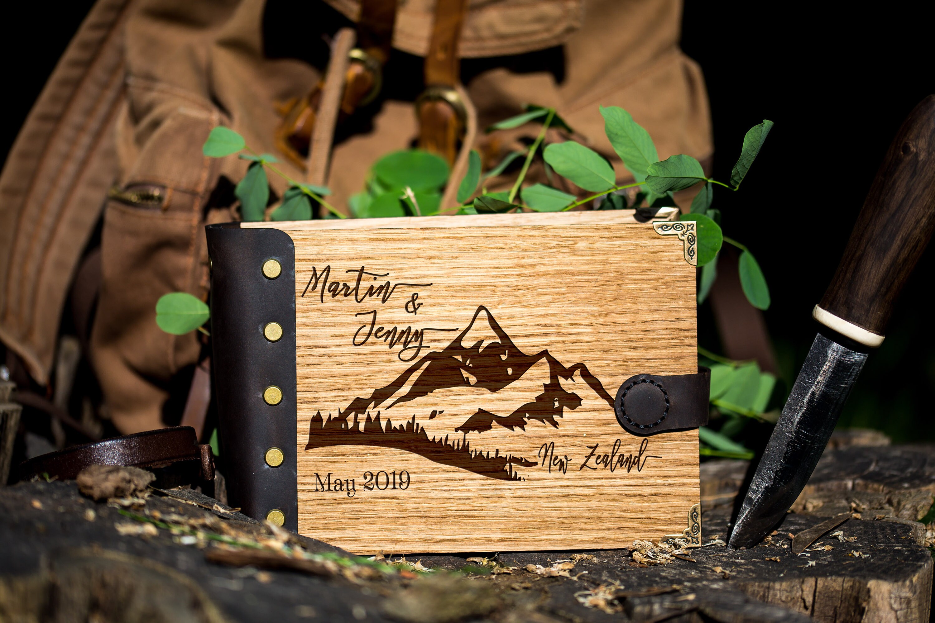 Outdoor Wedding Photo Album Mountain Hiking Couple Hike - Etsy