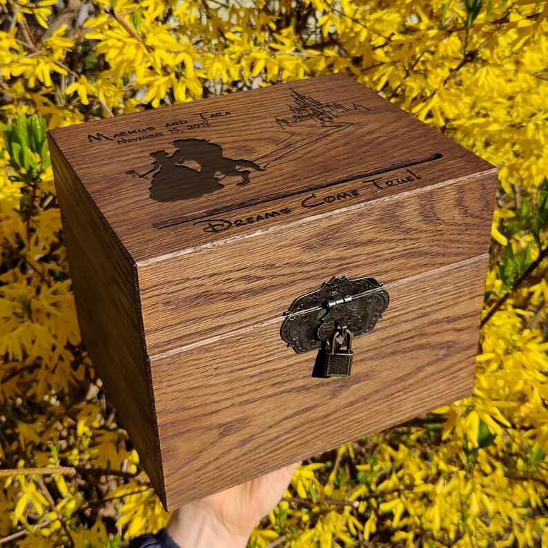 Card Box Wedding Card Box Card Box Wood Rustic Wooden Card - Etsy