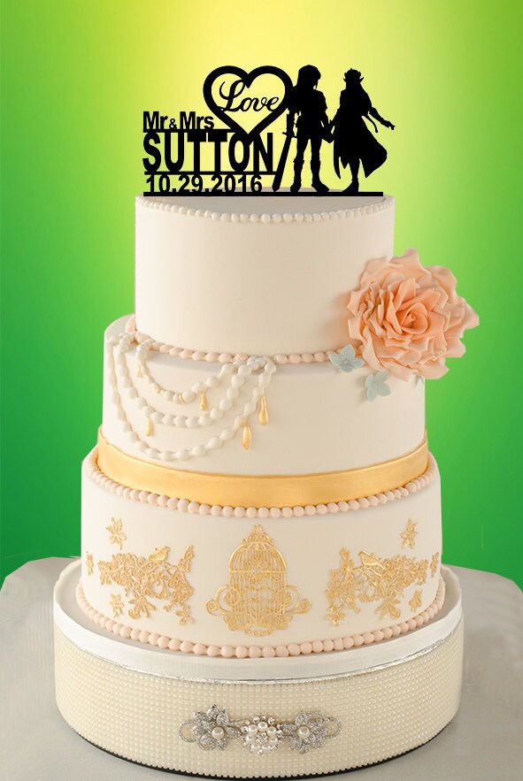 Wedding Cake Topper Link L2-01-001 - Etsy
