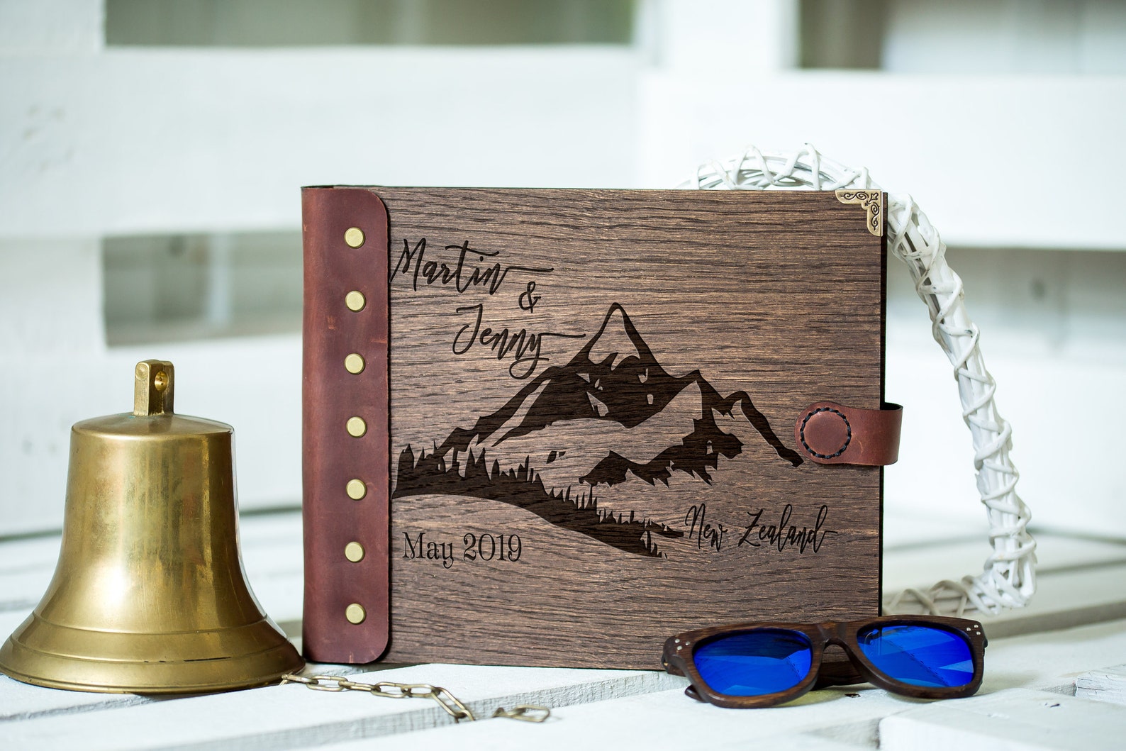 Outdoor Wedding Photo Album Mountain Hiking Couple Hike - Etsy