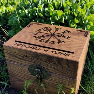 Viking Wedding Card Box - Viking Wedding Gift, Wedding Card Box, Gift ...
