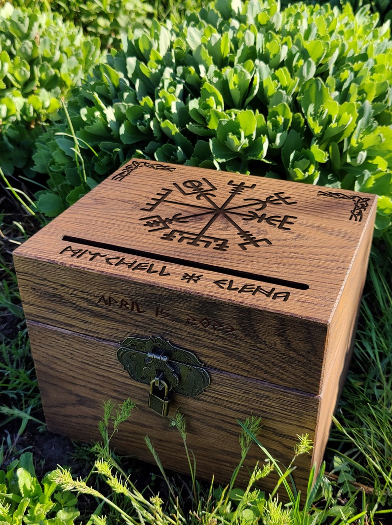 Viking Wedding Card Box Viking Wedding Gift | Etsy