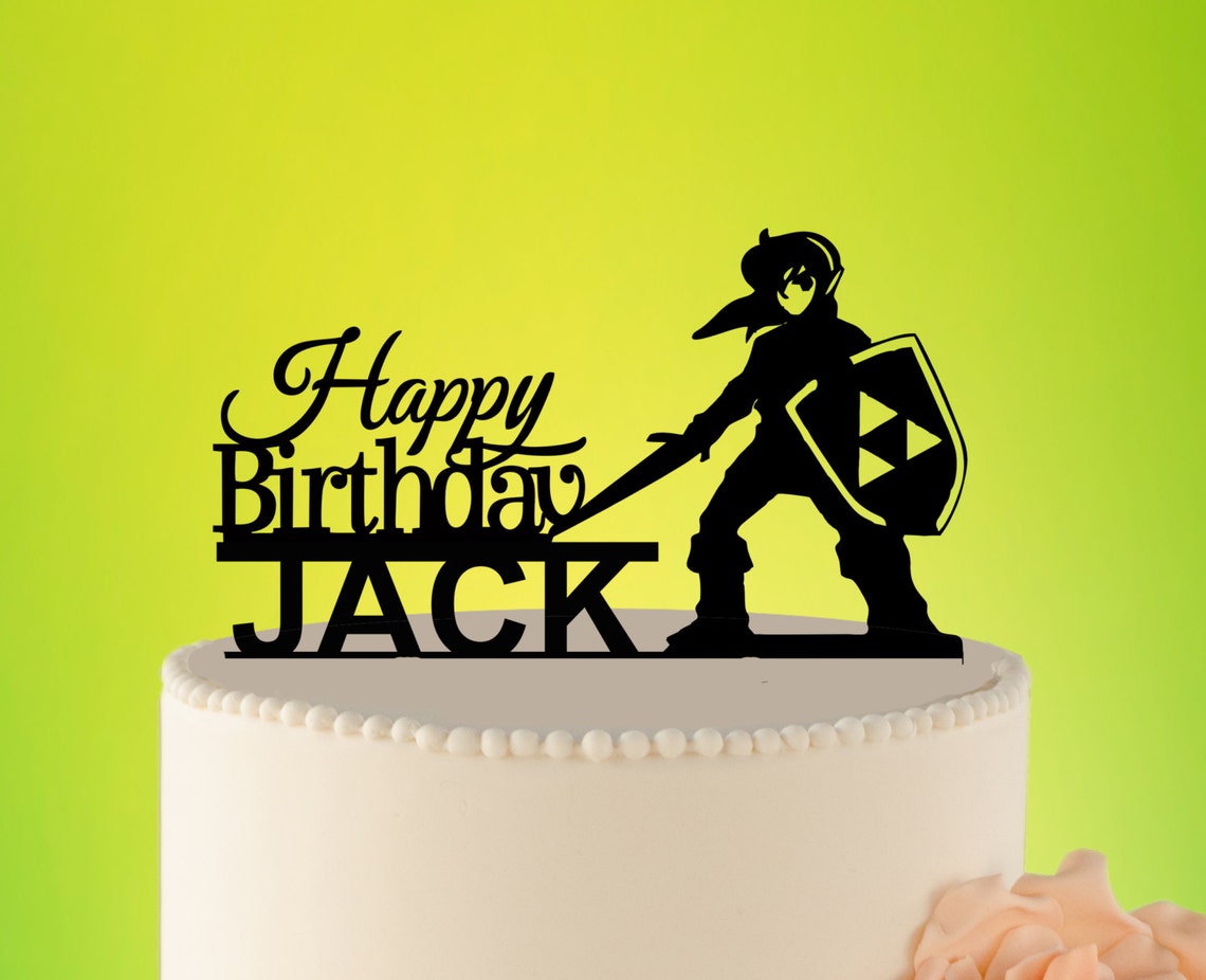 Birthday Cake Topper Link Birthday Cake Topper Kids Cake - Etsy
