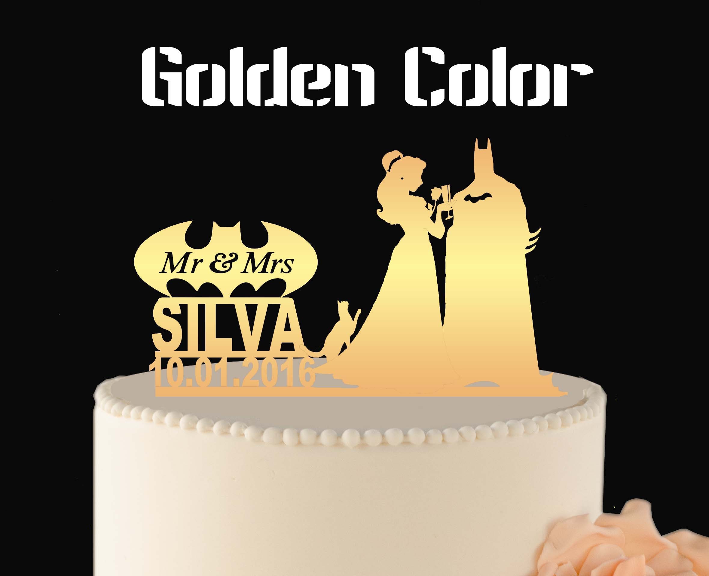 Beauty Wedding Cake Topper Enchanted Rose Wedding Cake | Etsy