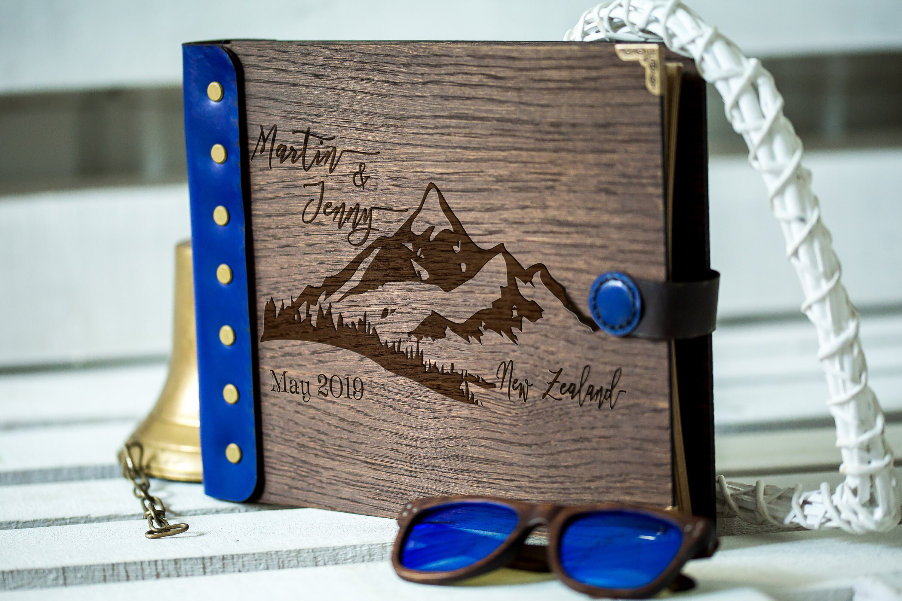 Outdoor Wedding Photo Album Mountain Hiking Couple Hike - Etsy