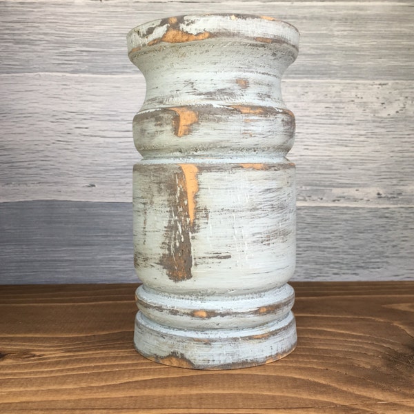 Rustic Candle Holder - Etsy