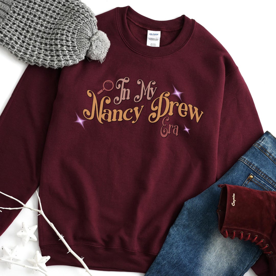 Nancy Drew Shirt, in My Era Shirt, Book Lover Shirt, Book Sweatshirt ...