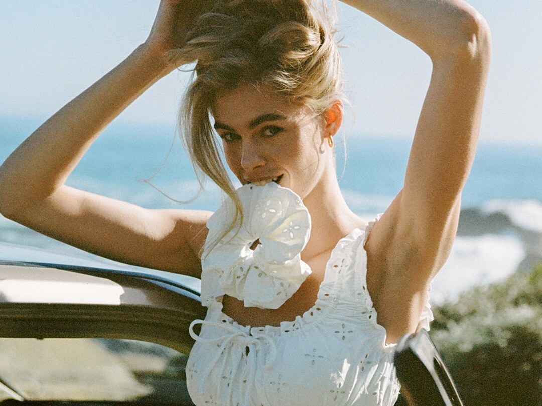 Retro Style Scrunchie Perfect Birthday Vacation Gift Light Scrunchie Cute Hair Accessories Small ...