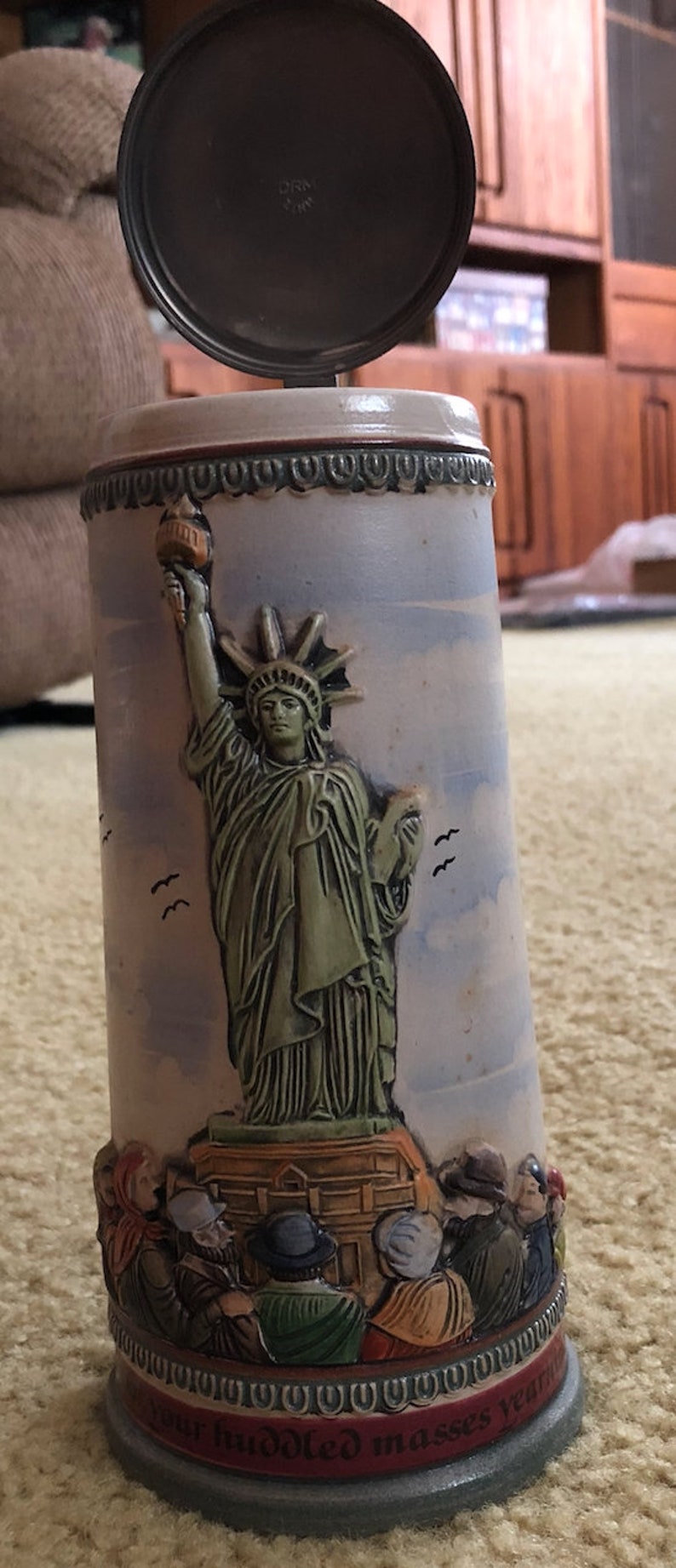 Statue of Liberty 100th Anniversary Beer Stein - Etsy