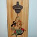 Mermaid on Rope Sailor Jerry Tattoo-like Wooden Wall Mounted Bottle ...