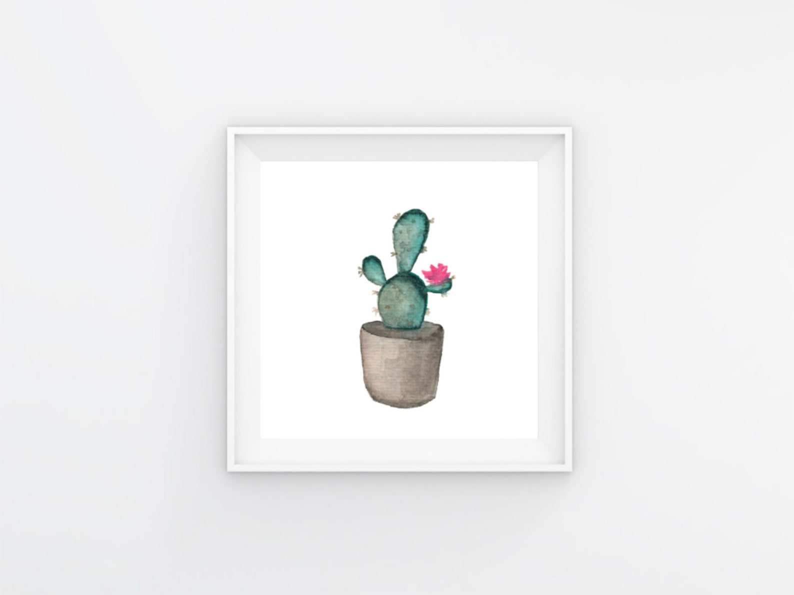 Tiny Art Prints, Succulent Prints, Cactus Art Print, Miniature ...
