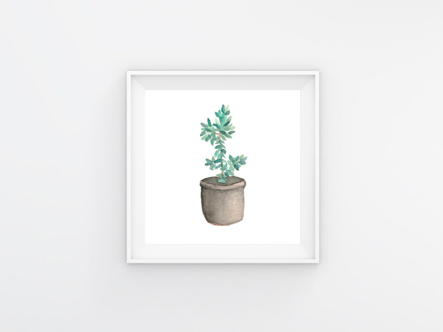 Miniature Plant Print Art, Tiny Art Prints, Dorm Wall Art, Botanical ...