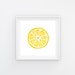 Miniature Lemon Art Print Tiny Art Prints Kitchen Art - Etsy