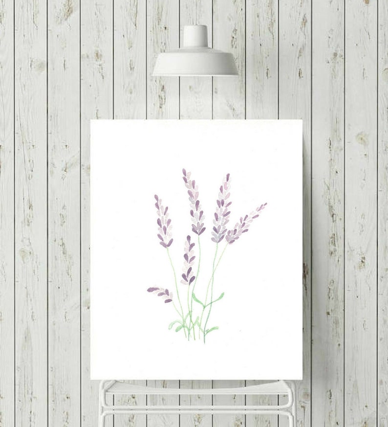 Lavender Print, Lavender Art, Lavender Wall Art, Botanical Prints ...