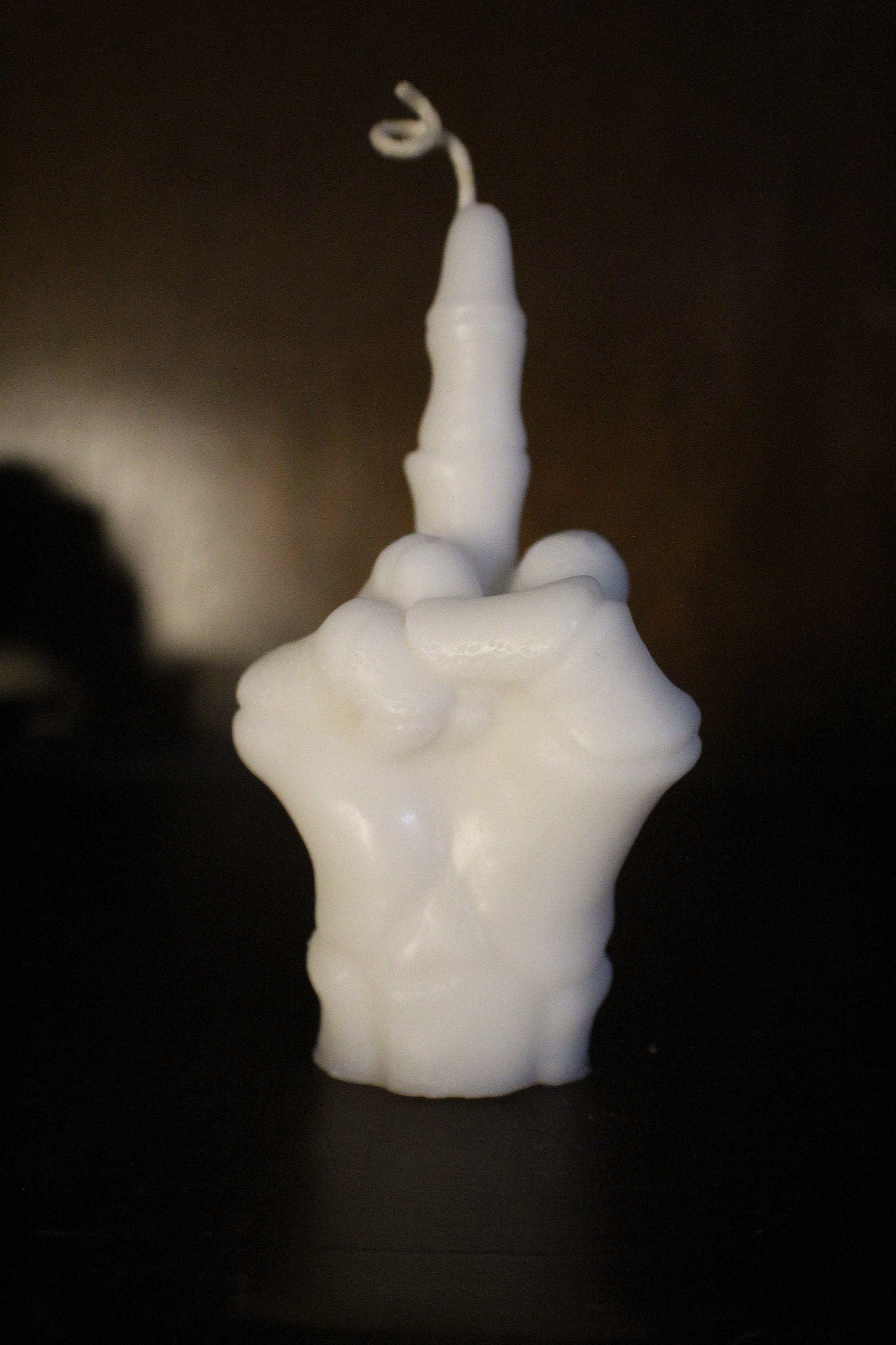 Skeleton Finger Candle, Middle Finger, Flipping Off - Etsy