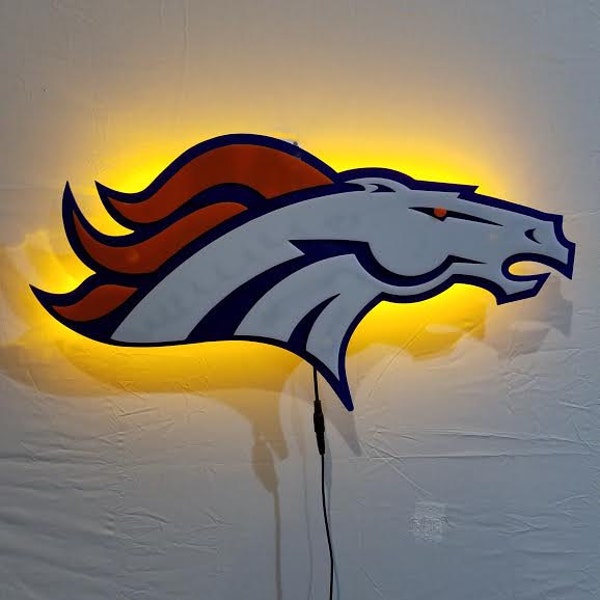 Denver Broncos Sign - Etsy