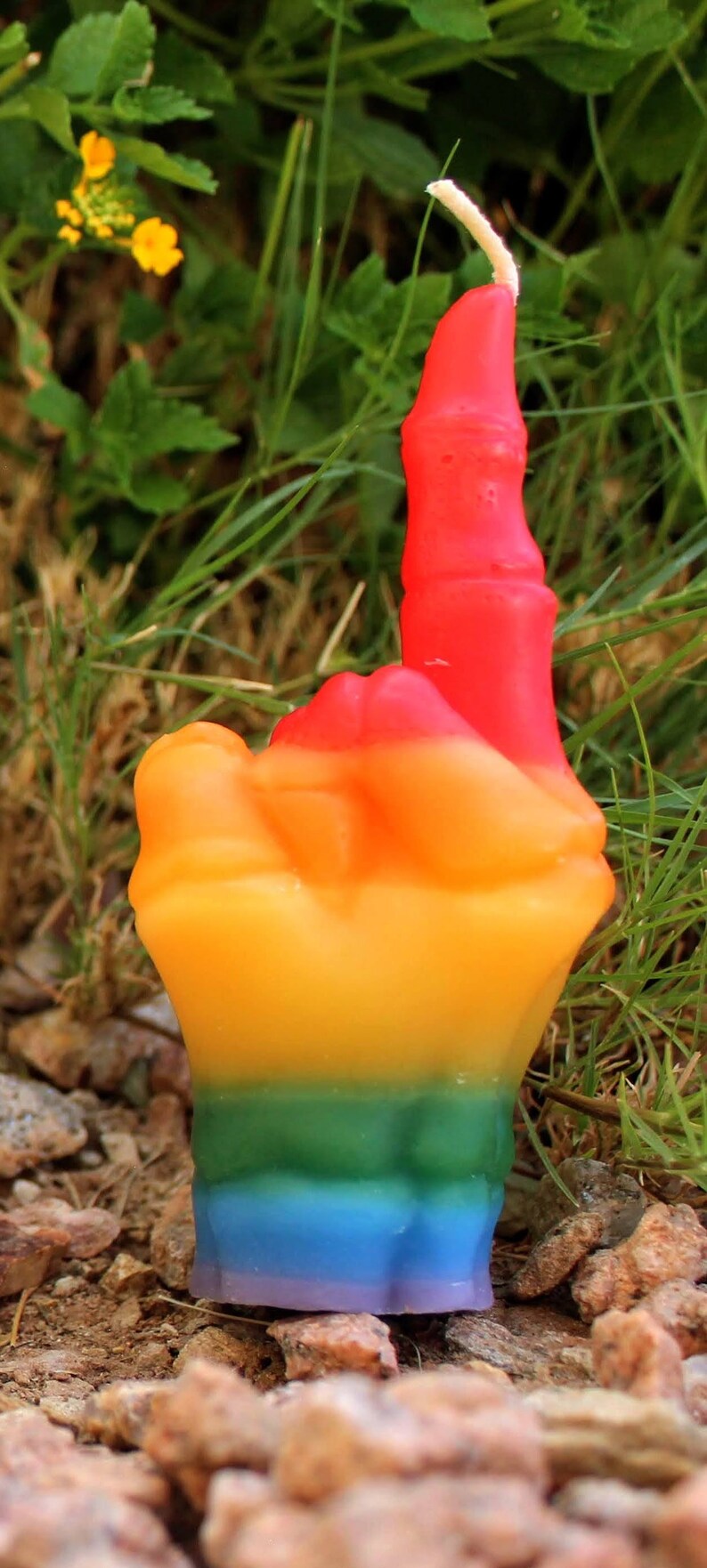 Skeleton Finger Candle, Middle Finger, Flipping Off - Etsy