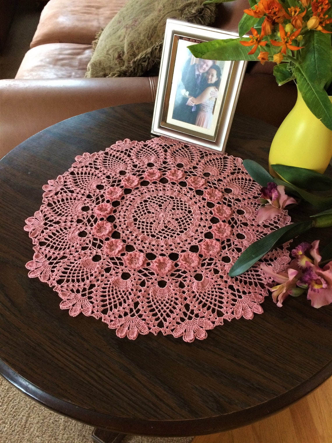 Crochet Doily Made to Order Handmade Doily Doily in Antique | Etsy