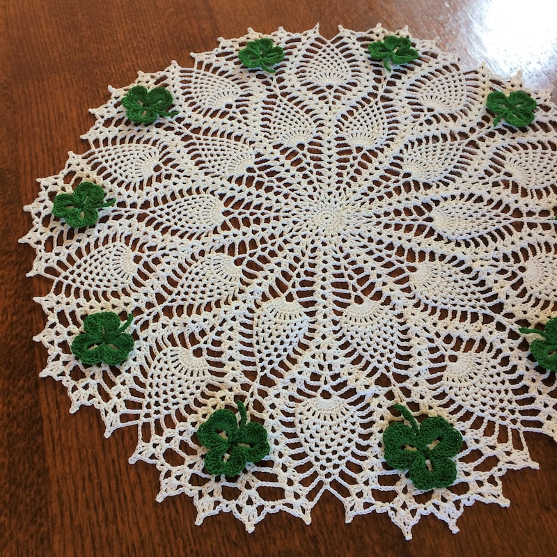 Crochet Shamrock - Etsy