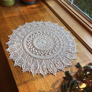 Crochet Doily, Doily in Ecru Color. Made to Order, 19 Inches Round ...