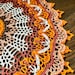 Crochet Fall Colors Doily: Handmade Cotton Table Centerpiece - Etsy