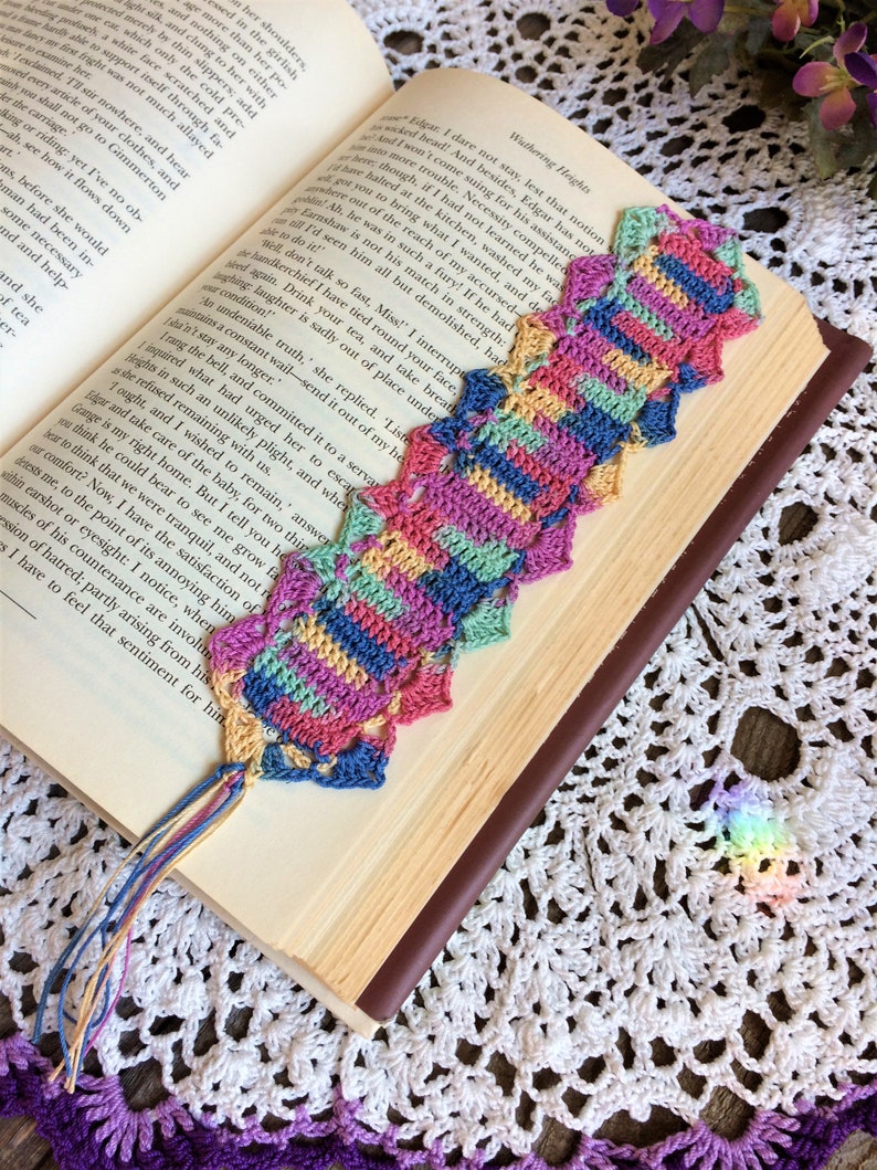 Crochet Bookmark Books Accessories Book Lover Accessories | Etsy
