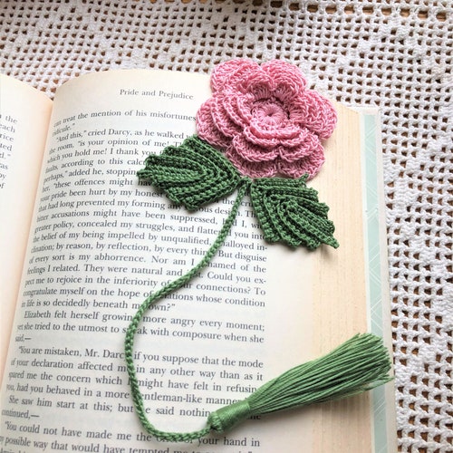 Crochet Bookmark Mother's Day Gifts Planner Accessories - Etsy