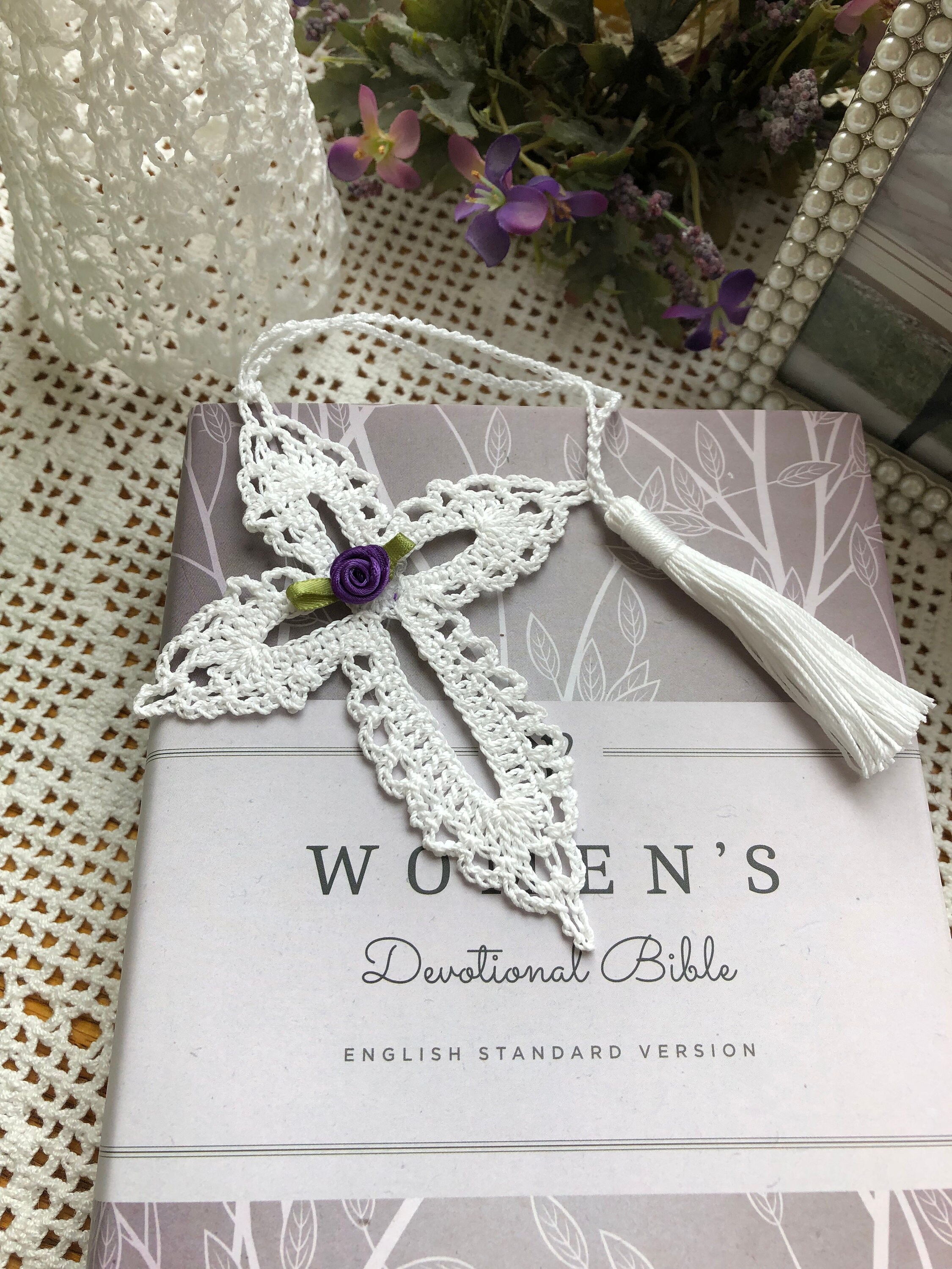 Crochet Bookmark Confirmation Bookmark Gifts Bible Book | Etsy