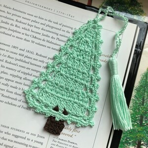 Crochet Bookmark, Tree Bookmark, Books Accessories, Book Club Bookmark ...