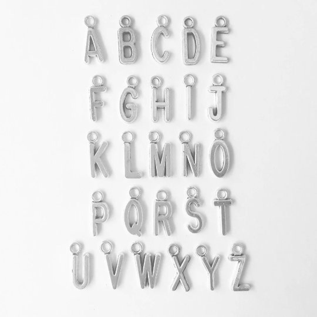 Bulk Cutout Initials in Box, Alphabet Letters With Jump Ring, Over 700 ...