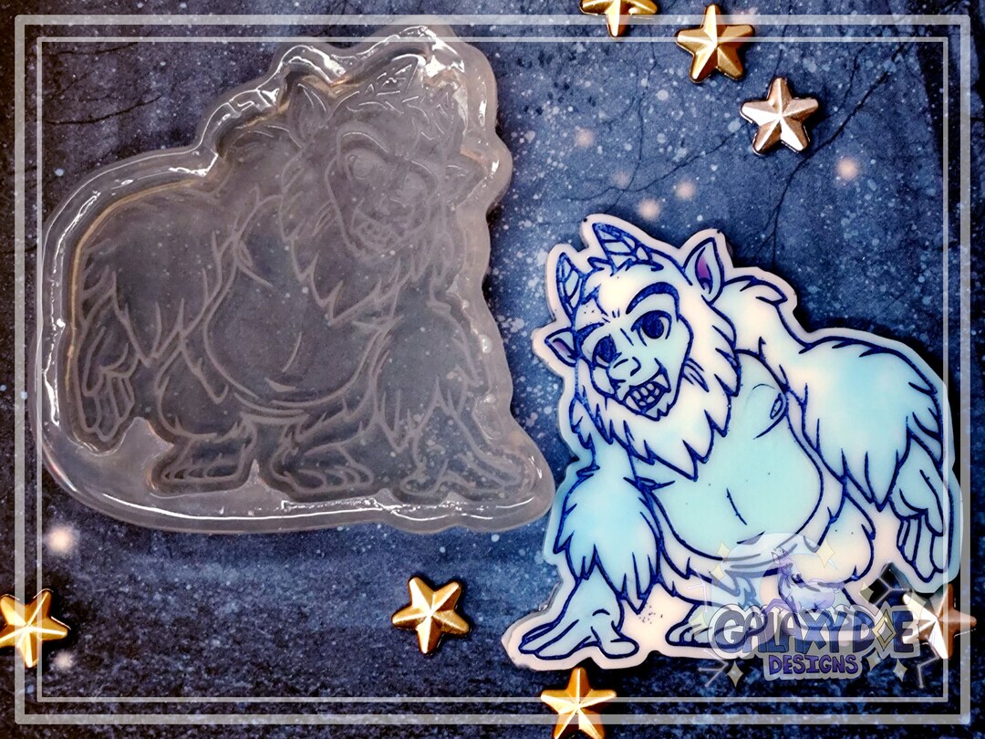 Silicone Etched Kawaii Yeti Mold - Etsy