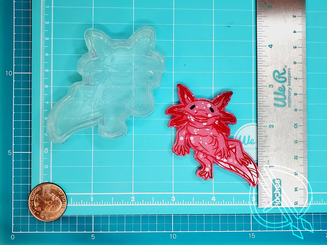 Silicone Etched Axolotl Mold - Etsy